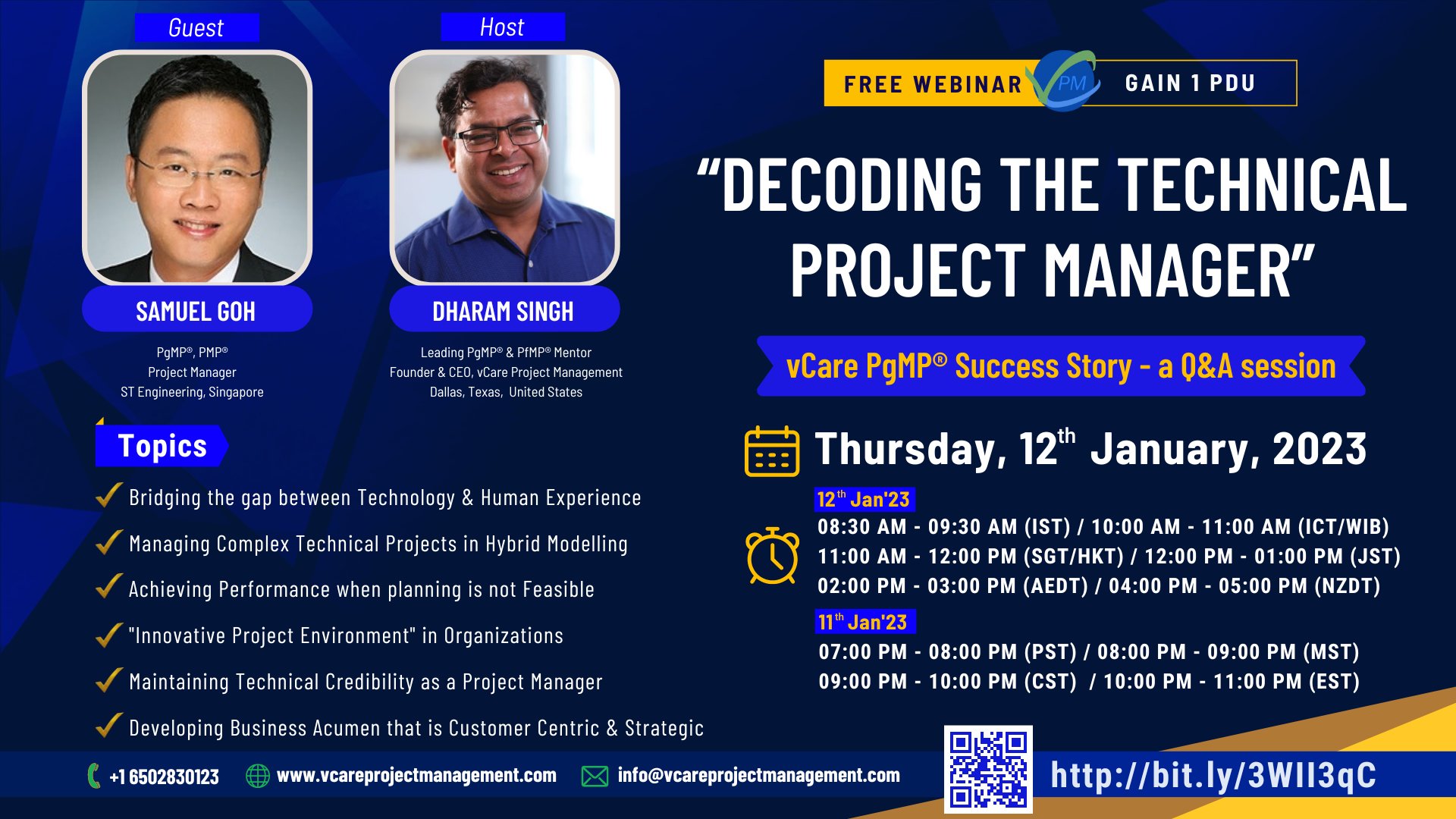 vCare Project Management on Twitter: "We are inviting you all to yet another exciting (free ...