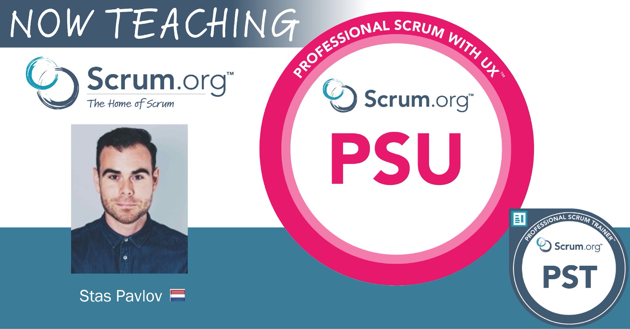 Scrum.org on Twitter: "Please join us in congratulating PST Stas Pavlov! Stas is now licensed ...