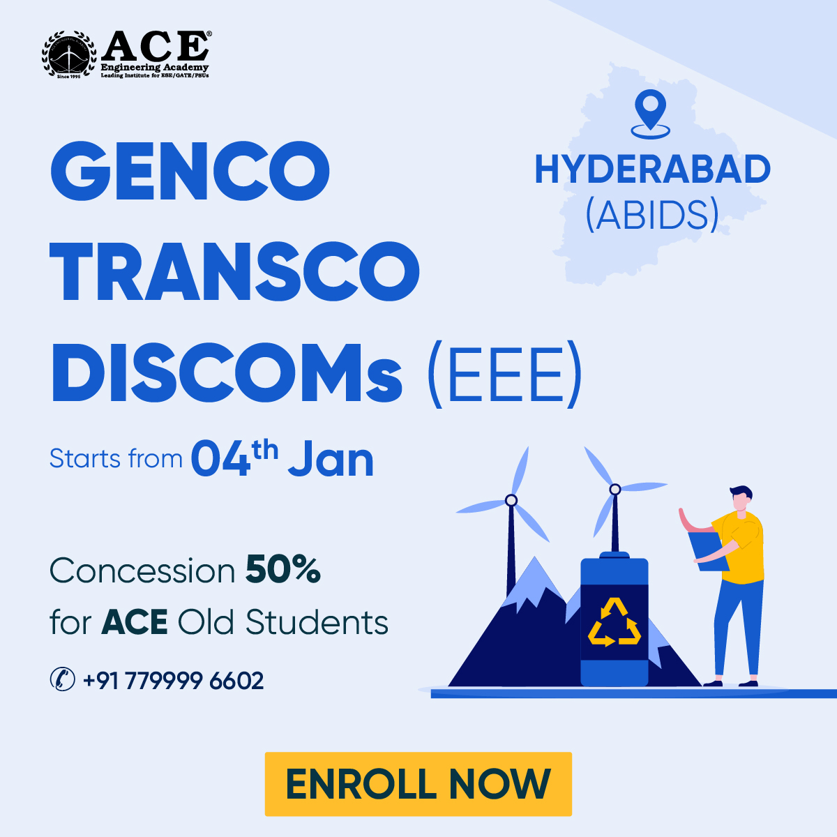 ACE Engineering Academy on Twitter: "Crack GENCO | TRANSCO | DISCOMs with ACE Classroom Coaching ...