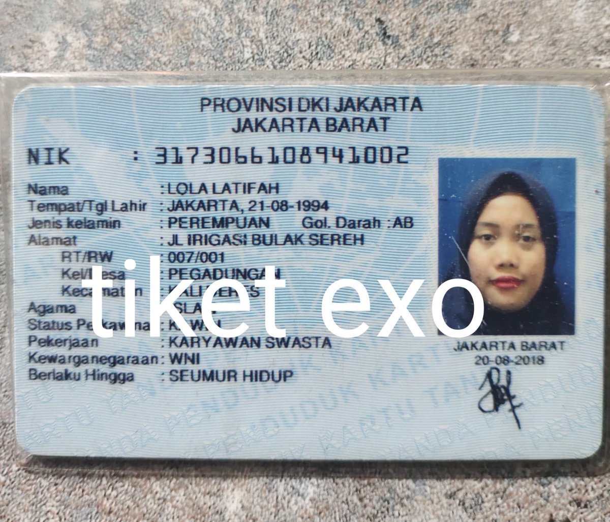 behappier. on Twitter: "Chatan stelah aku mnta foto ktp dia dia kasih lah sama ig dia juga ...