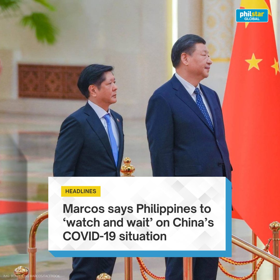 Philstar.com on Twitter: "‘WE JUST WATCH AND WAIT’ President Bongbong Marcos said the ...