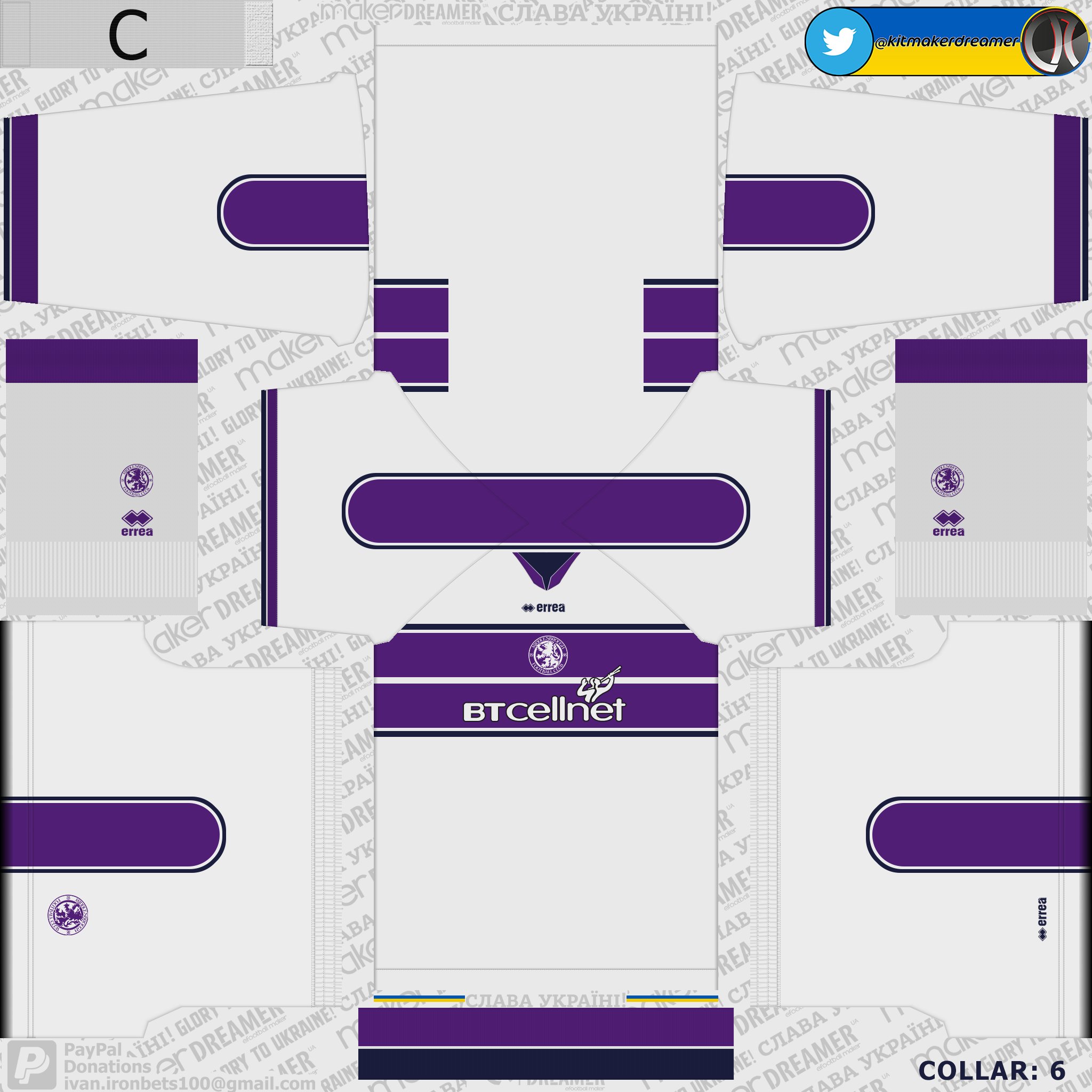 eFootball Maker_DREAMER on Twitter: " ️Middlesbrough 2000 Made to order kits specially for ...