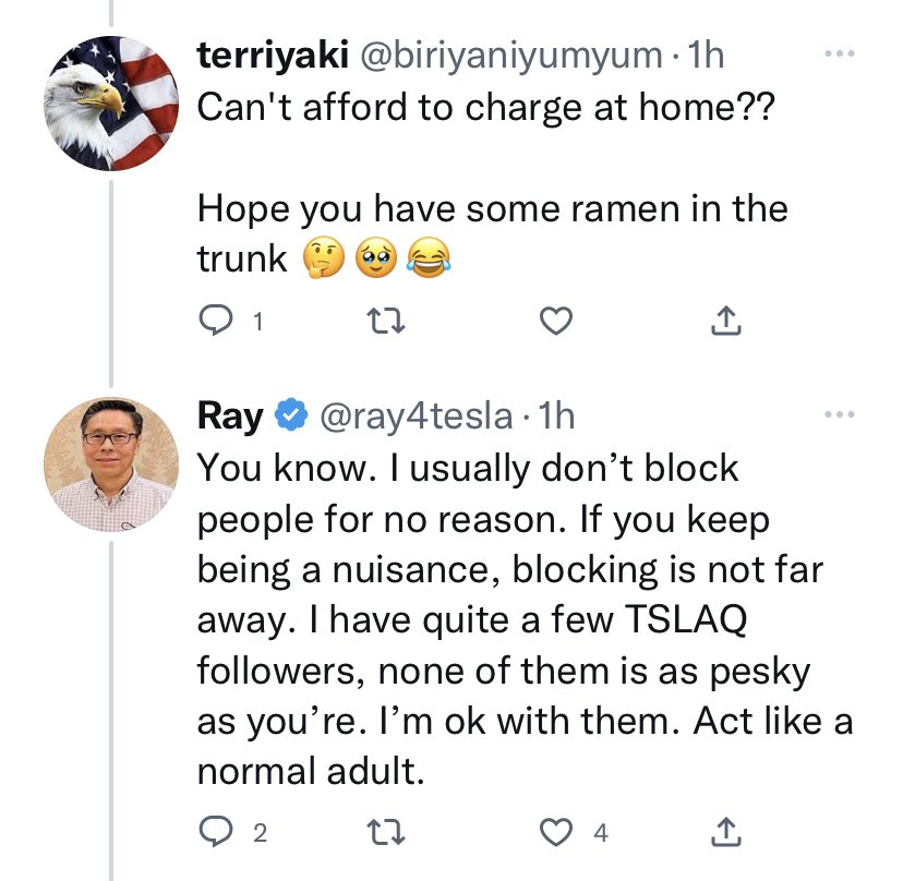 Ray on Twitter: "I’ve seen an increasing number of TSLAQ replies to my tweets lately. I don’t ...
