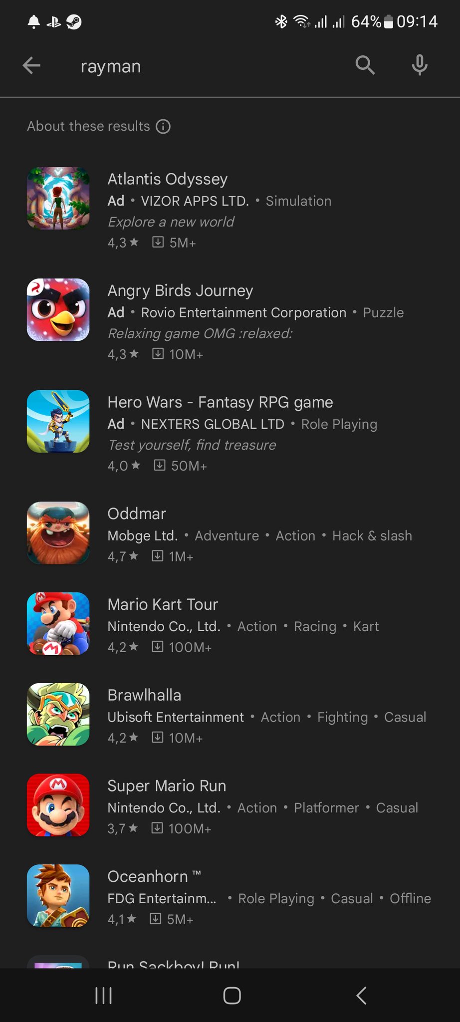 RayCarrot on Twitter: "Rayman Adventures, the last remaining Rayman mobile game on Android, has ...