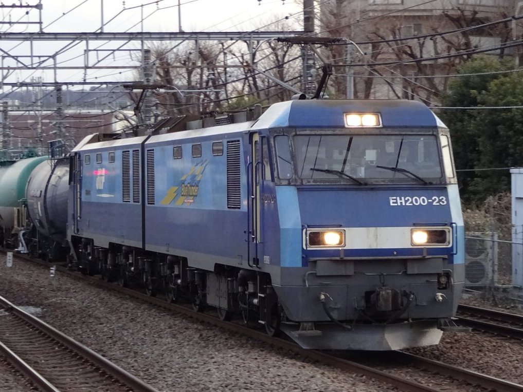 大垂水 on Twitter: "1/5 EH200-23 高崎臨時仕業? EF66-119 72レ(大幅遅れ) 府中本町"
