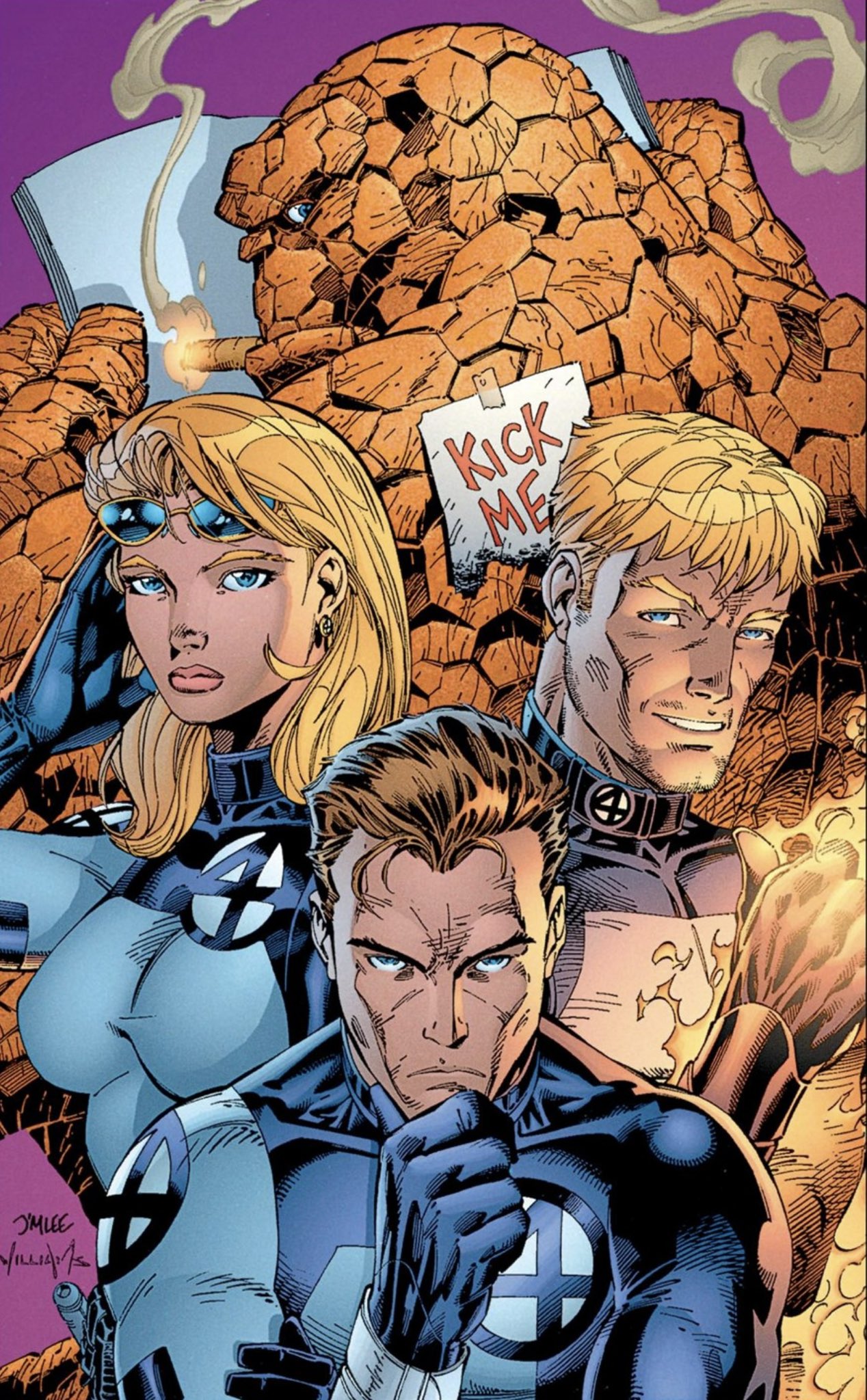 Fantastic Four Comic Poster