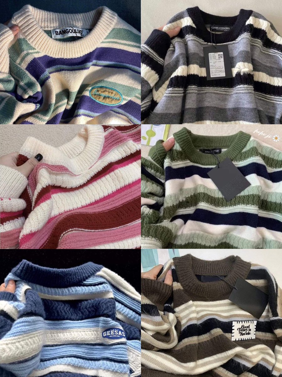ON – ENGLISHFESS on Twitter: "RT @ngxshopee: perfectly sweater striped • a thread