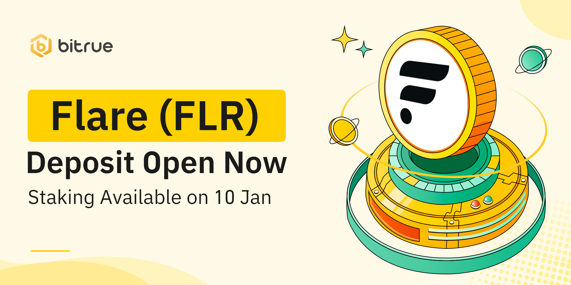 Bitrue on Twitter: "👀Heard the AMA? Ready for @FlareNetworks? Deposits for $FLR are now open on ...
