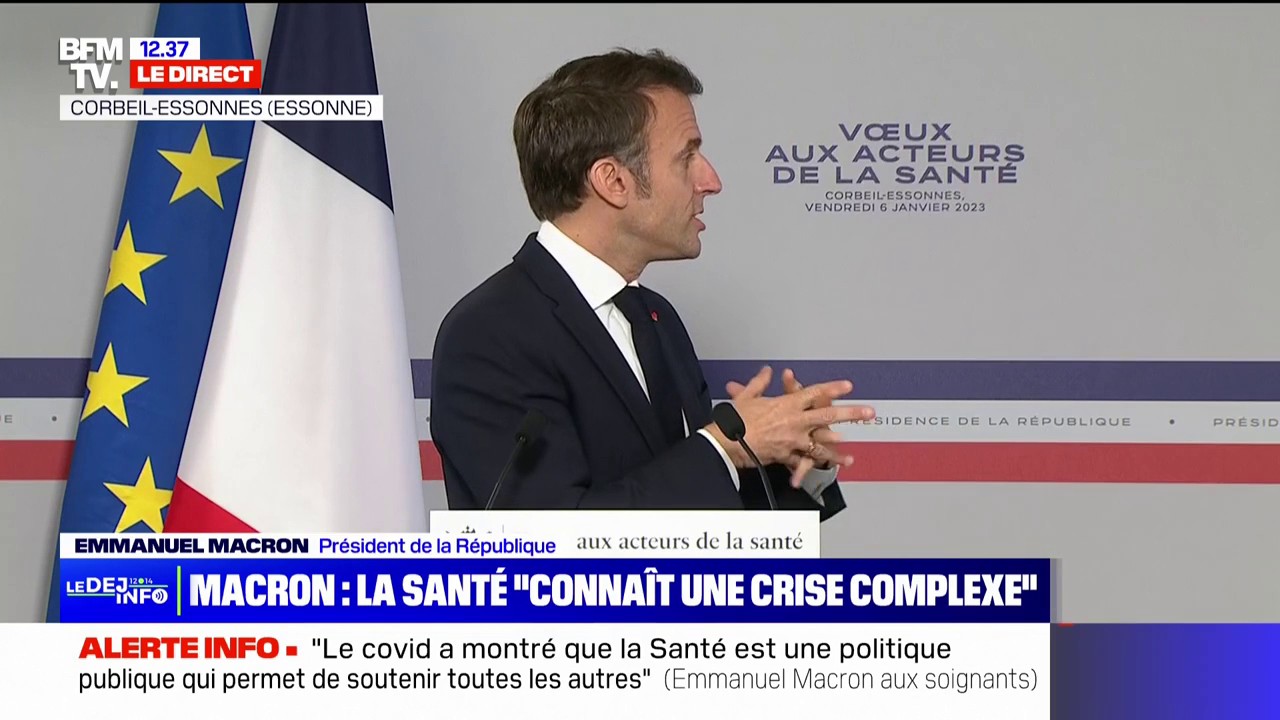 BFMTV on Twitter: "Emmanuel Macron estime que "les 35 heures ont profondément perturbé l'hôpital ...