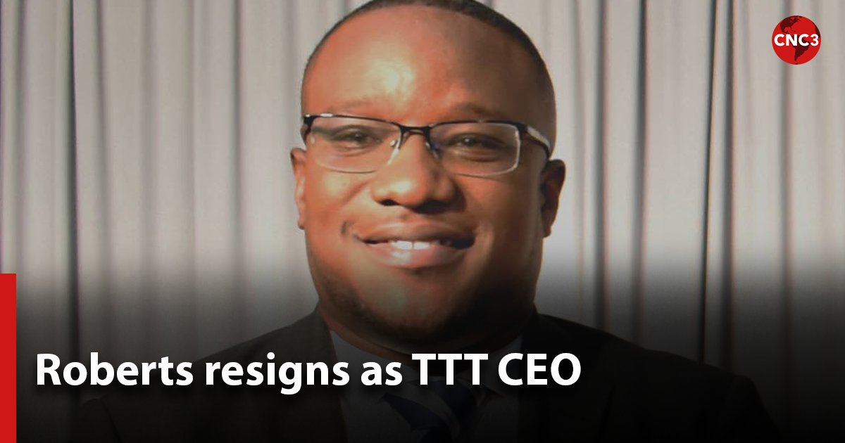 CNC3TV on Twitter: "David Roberts has resigned from the post of CEO at state-owned TTT and he ...