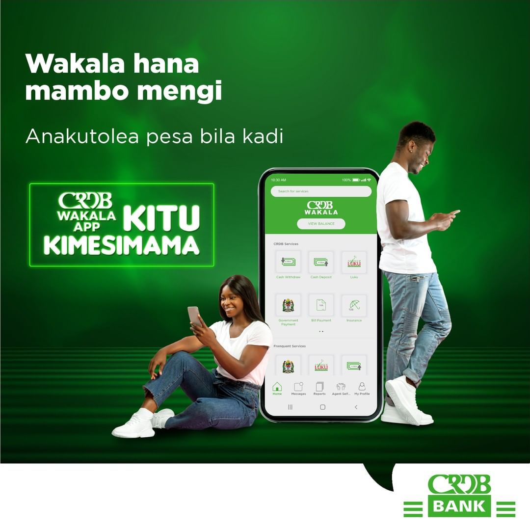 CRDB Bank PLC on Twitter: "Haina mambo mengi! Tumemboresha wakala wetu kawa wakijanja zaidi ...
