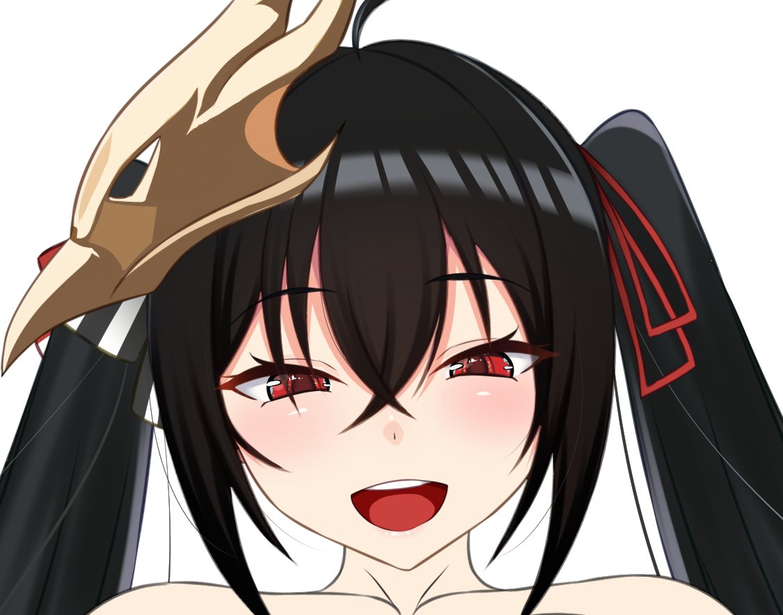 大鳳(アズールレーン) 「お顔の色塗り! 」|QR＠Skeb募集中のイラスト