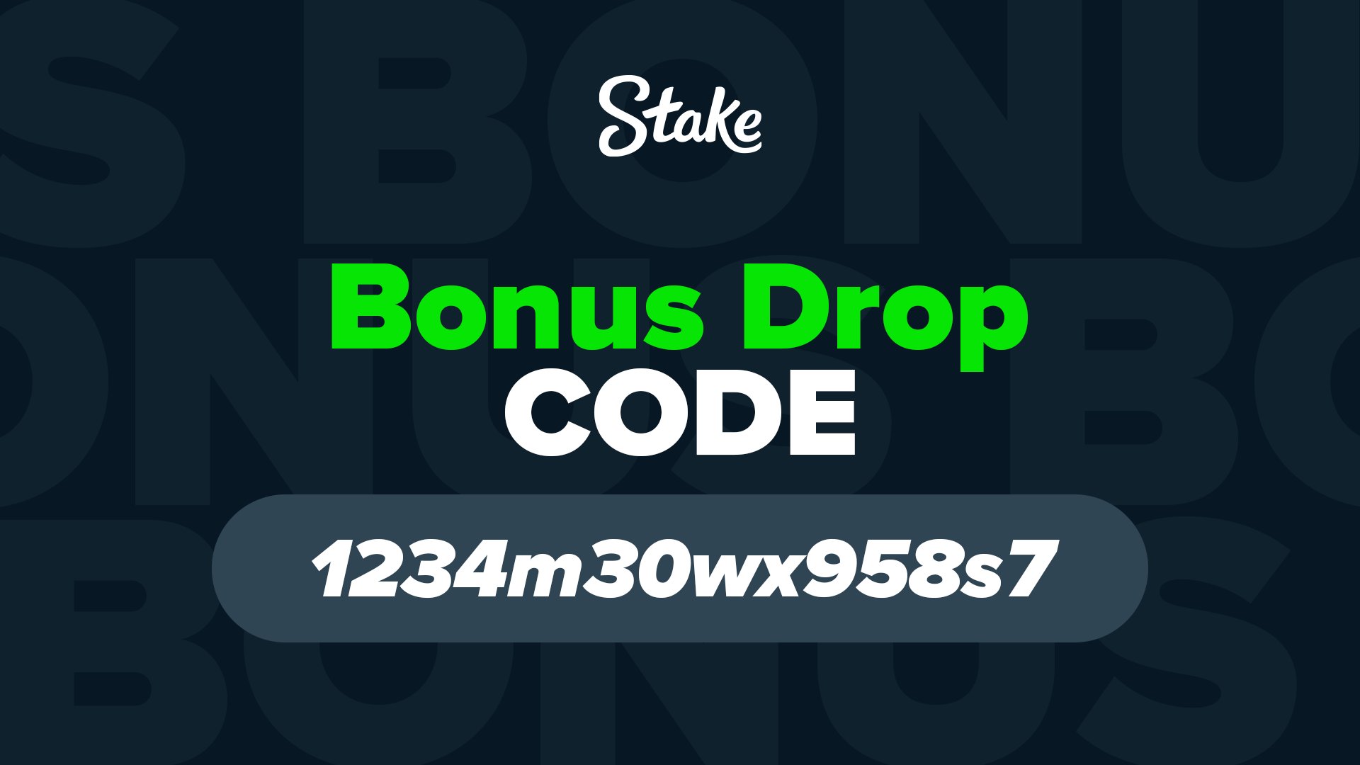 Stake.US on Twitter: "Bonus Drop Alert 🚨 The code you need is in the attached image 🤑 - Value ...