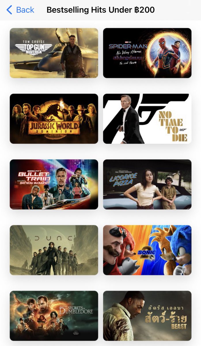 MTmovie on Twitter: "หนัง 199 บาท บน iTunes Store รับตรุษจีน Top Gun Maverick, No Way Home, No ...