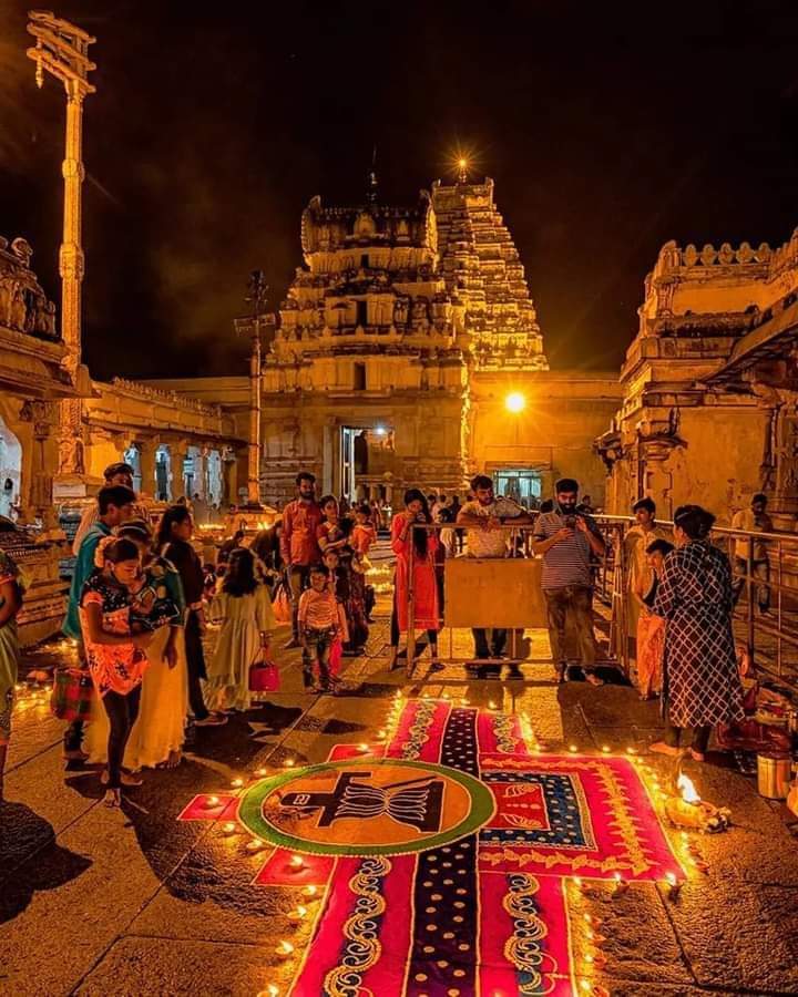 This 14th century, Sri Virupaksha Temple is located in Hampi in the ...