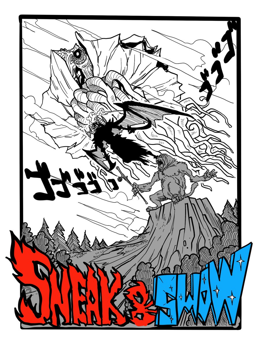 「#mtg デッキ名: スニーク・ショー/Sneak Show フォーマット:レガシー 描いてみました😆 猿で目」ぼんご@AIハイブリット絵師の漫画