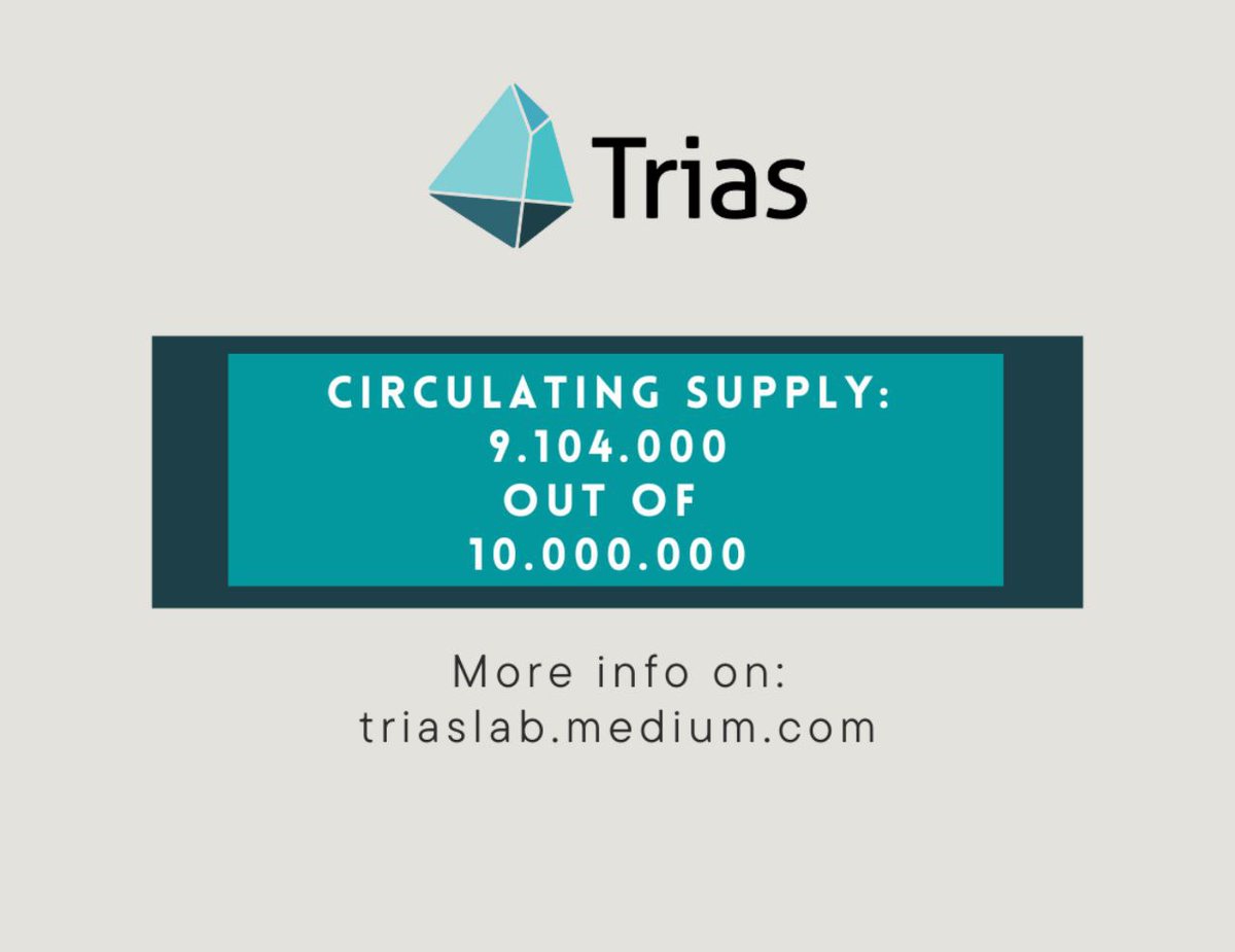 Been hearing people talk about $TRIAS? I have, so I've made this detailed thread to help you ...