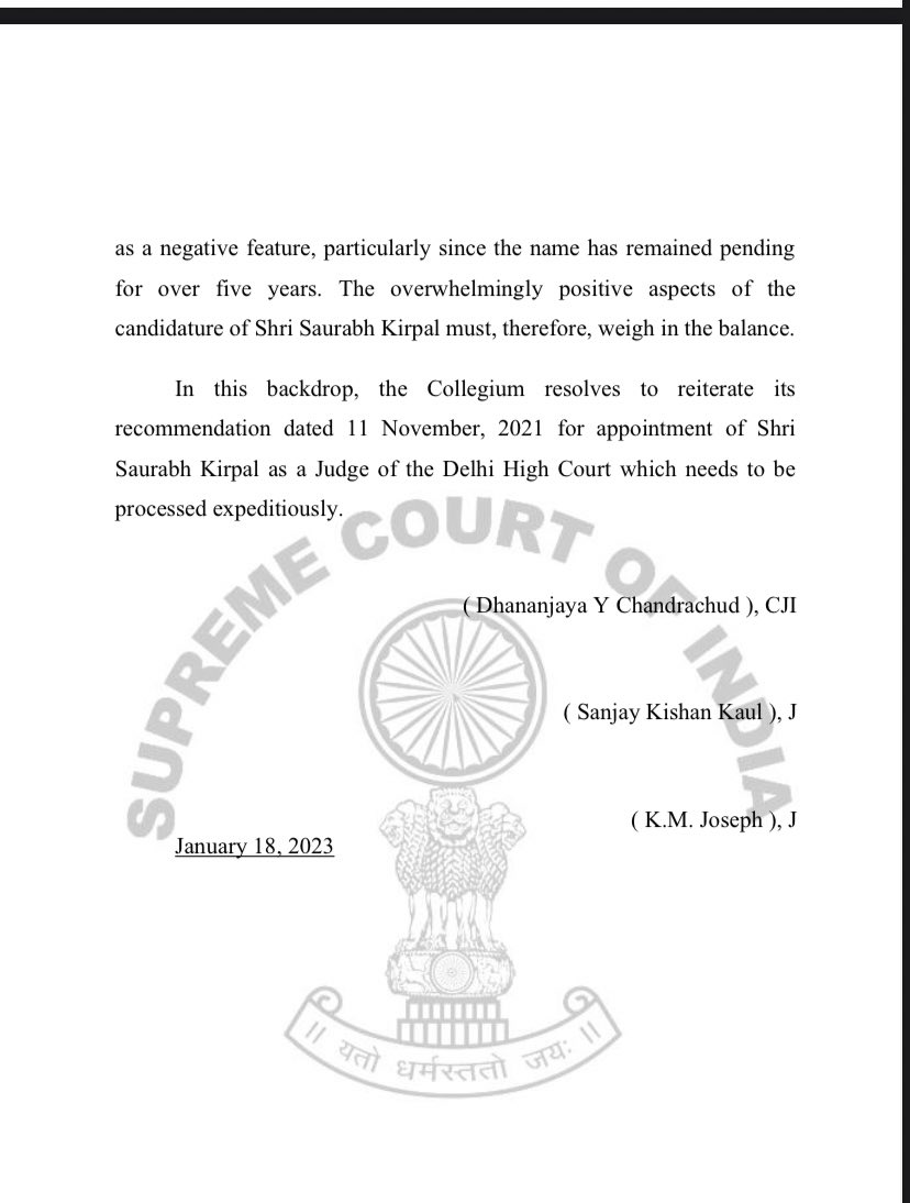 The Leaflet On Twitter Breaking The Collegium Puts Its Foot Down