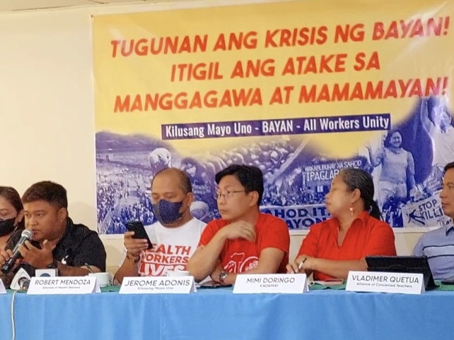 Pinoy Weekly on Twitter: "TINGNAN | Sama-samang hinamon ng mga manggagawa at iba't ibang sektor ...