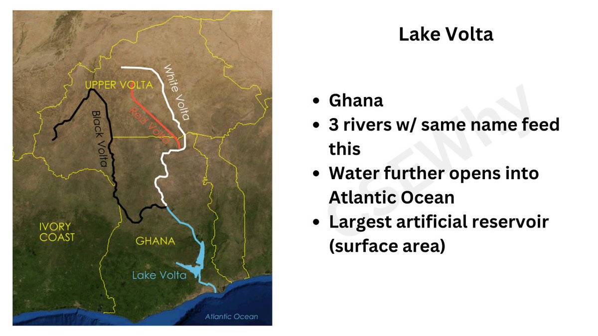 Lake Volta Map