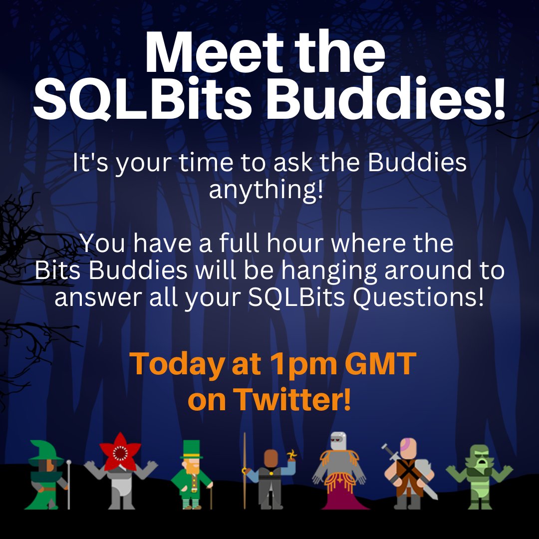 SQLBits on Twitter: "Let's get talking!💬 We'll start the conversation off with our #BitsBuddies ...