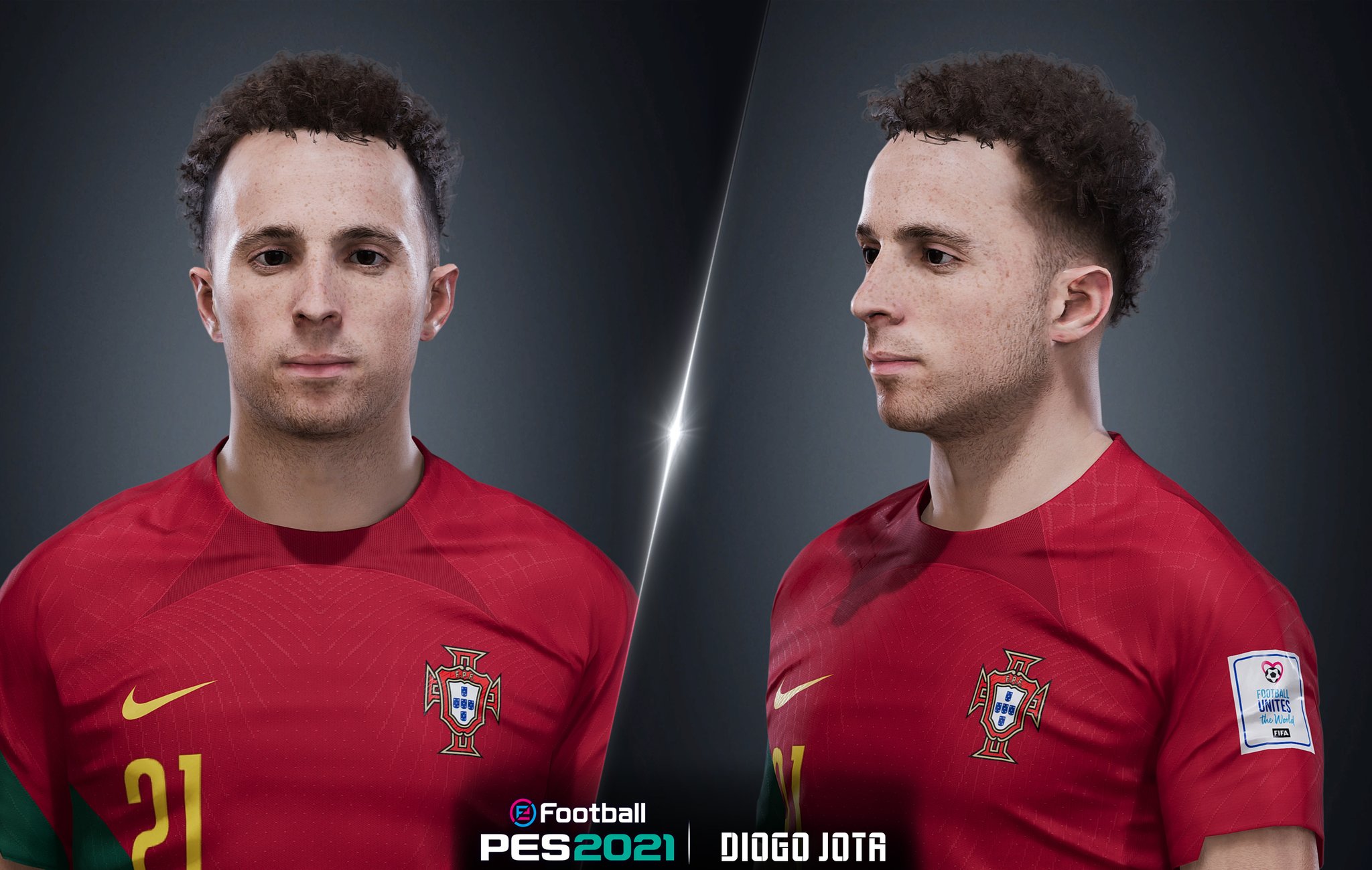 Jonathan Facemaker On Twitter Face Update Pc Efootball2021 🎮⚽️🔥 👀 Diogo Jota Lfc Keylor