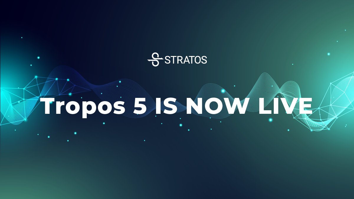Stratos Network on Twitter: "Hey, Stratos fans! 📢 We've got a big announcement: Tropos 5, our ...