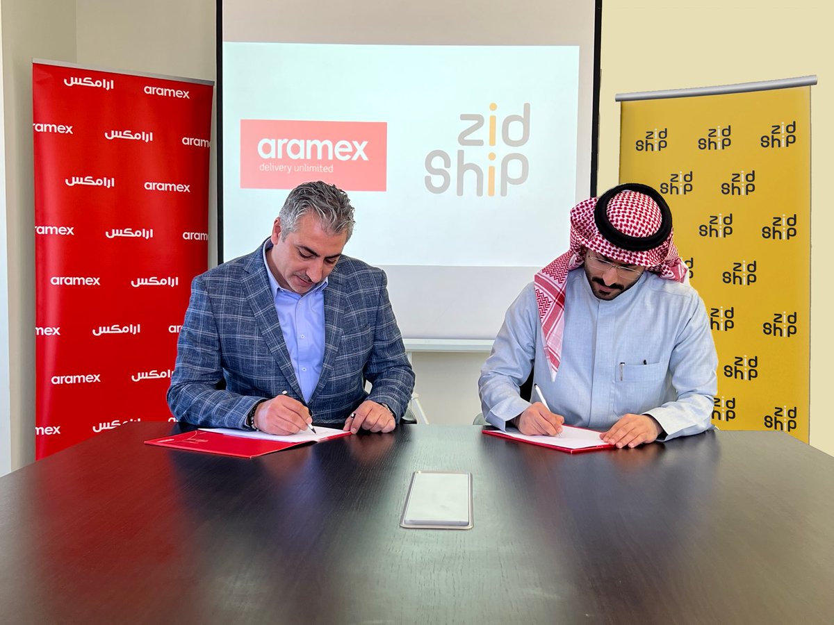 ارامكس السعودية on Twitter: "RT @zidappcom: نفخر بتوقيع ZidShip اتفاقية شراكة مع @aramex_ksa ...