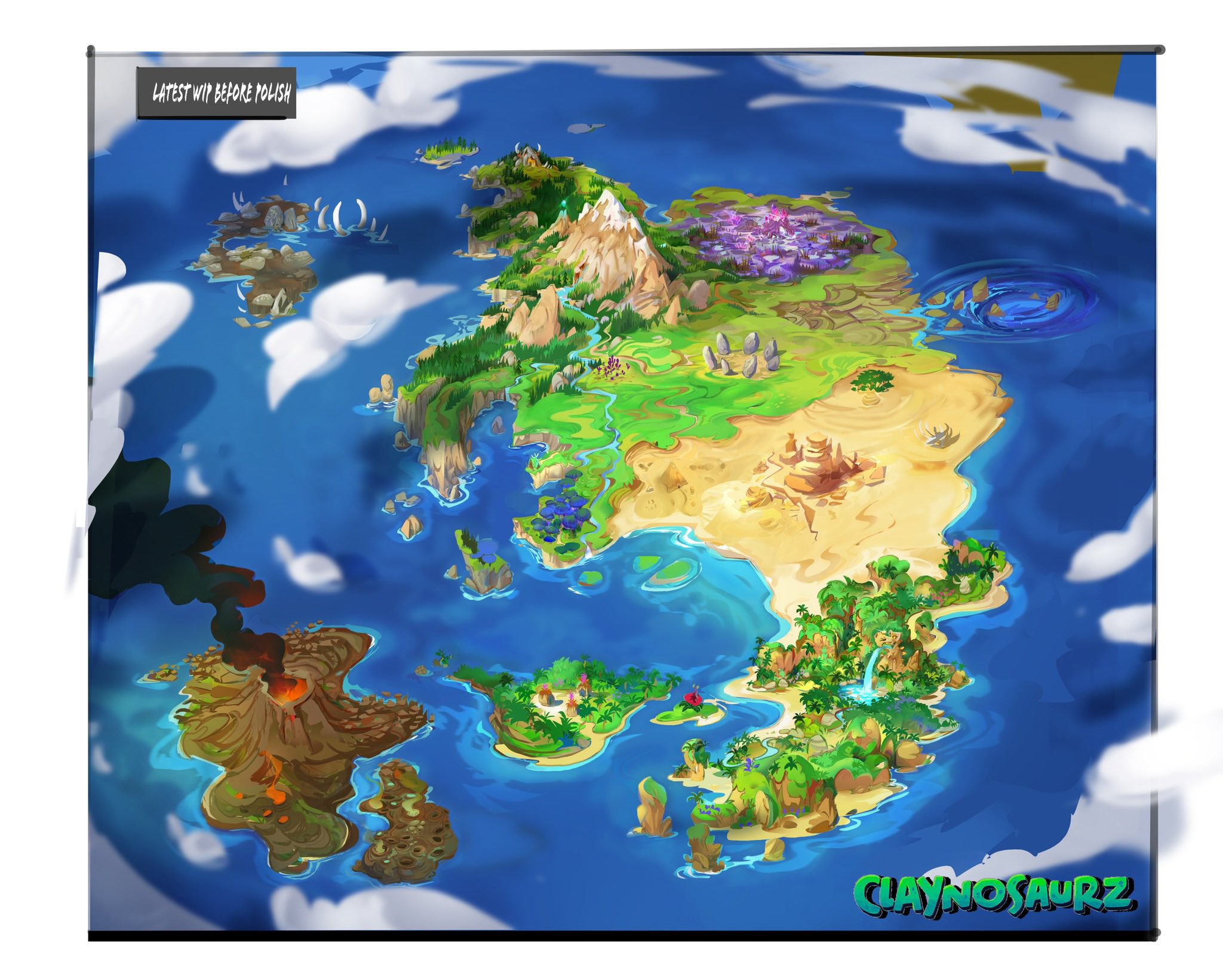 Digimon Digital World Map