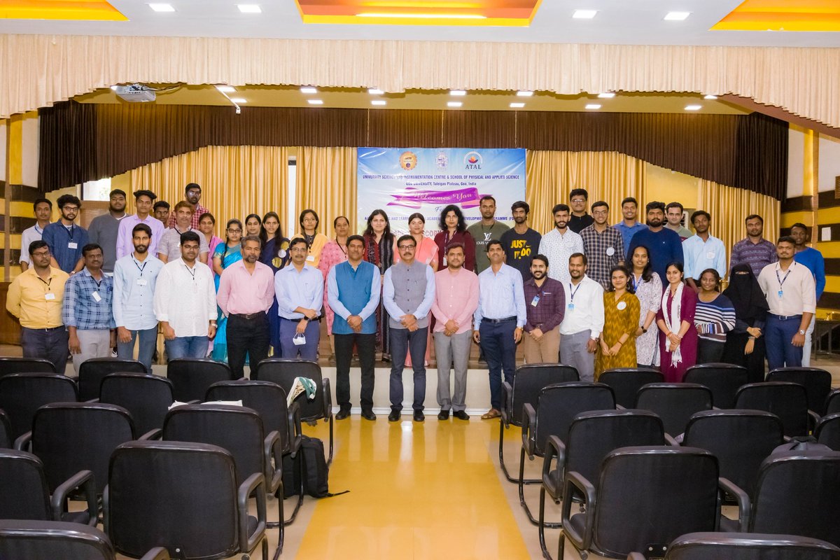 Goa University on Twitter: "AICTE Training & Learning ATAL Academy-sponsored two-week national ...