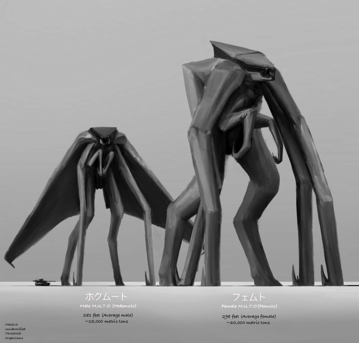 MUTO. Out of all creature designs I’ve seen the MUTO’s have always been ...
