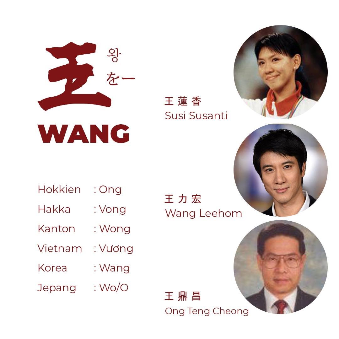 Catatan: Romanisasi Mandarin marga-marga berikut menggunakan sistem ...