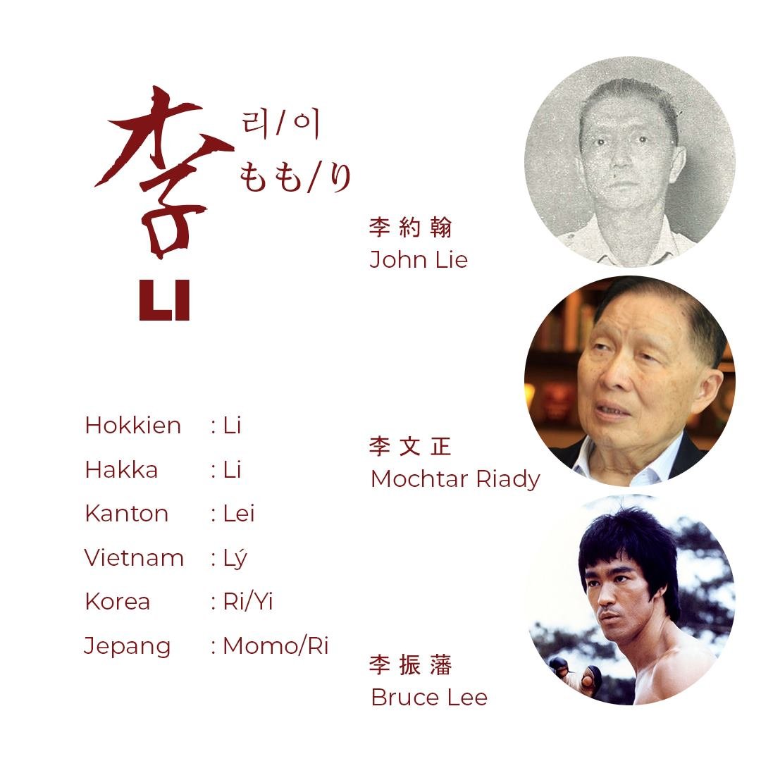 Catatan: Romanisasi Mandarin marga-marga berikut menggunakan sistem ...