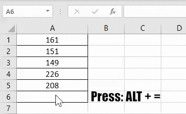 10 Microsoft Excel shortcuts to make you an expert: (1) AutoSum: Alt ...