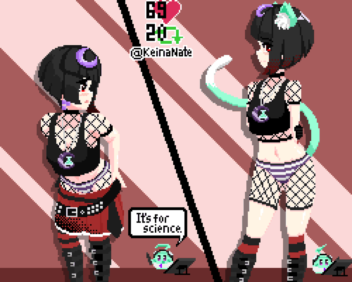 Pix 💫 3D artist 💫 interdimensional vtuber on Twitter: "RT @KeinaNight: 🟩Strip Game LEVEL 2🟩 Just ...