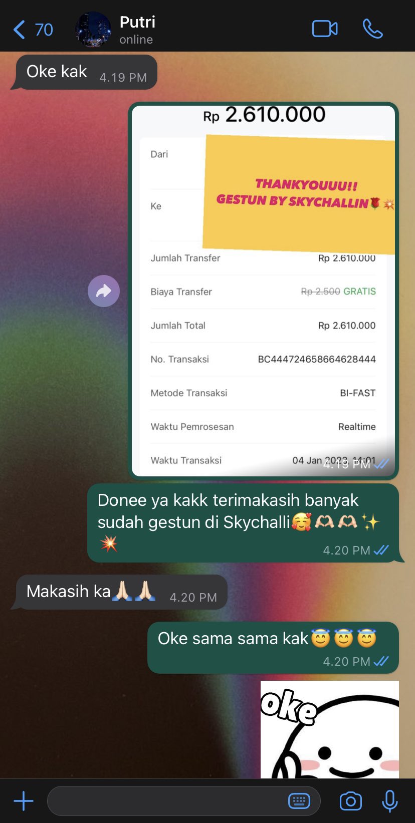 SkyChalli!! Open Gestun Spaylatter, Kredivo🌸 (@SkyChalli) / Twitter