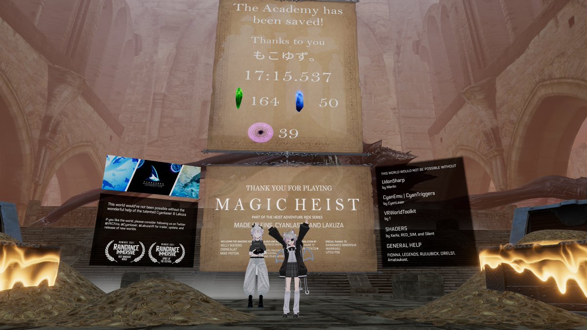 rememe on Twitter: "RT @moko_vrc: MAGIC HEISTクオリティがとんでもなかった 友達にVRChat勧めるときこれやらせれば一発やろ"