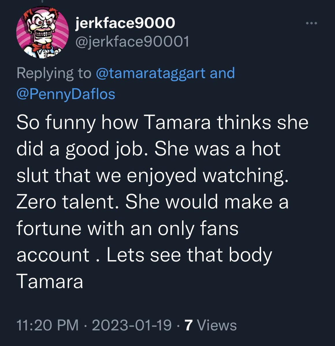Tamara Taggart on Twitter: "How dare you, I’m still a hot slut. 💅🏻"