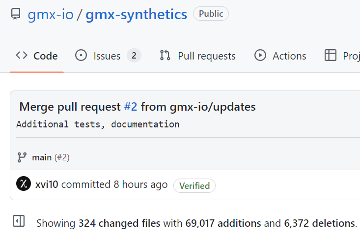 Saulius 🫐 on Twitter: "GMX Synthetics on horizon already? First merge into main branch after 3.5 ...