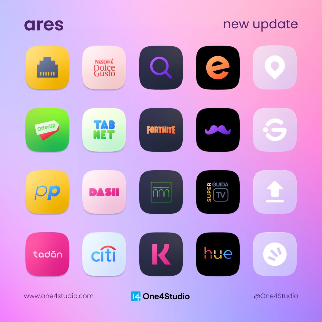 One4Studio on Twitter: "The Ares series is updated with 30 new icons! Check them all out here ...