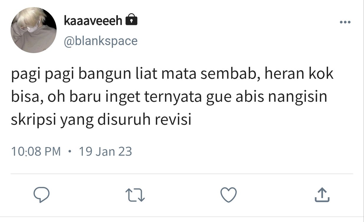 Hiro on Twitter: "1. Kaveh and his endless revisi skripsi saga https ...