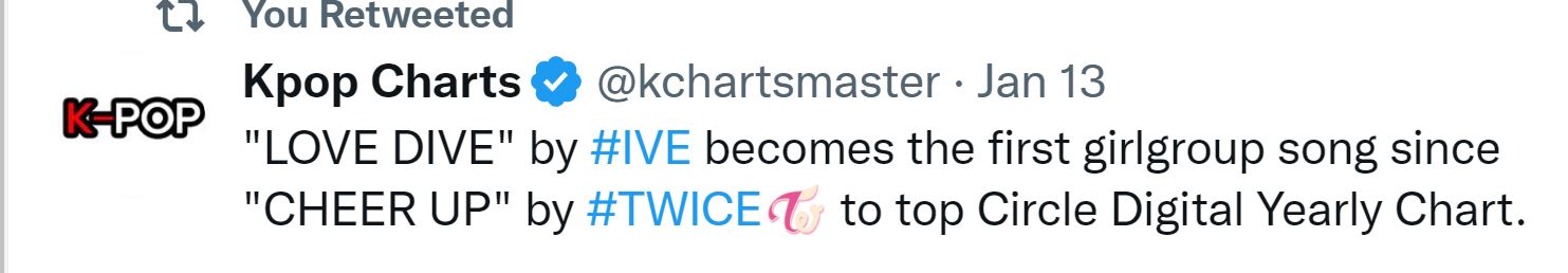 Bₐₙ𝓰⁷💜+ₜ𝓌ᵢ𝒸ₑ⁹🍭 on Twitter: "@RicoM78820970 @Pop_Basea the 4 dozens have never be #1 on yearly ...