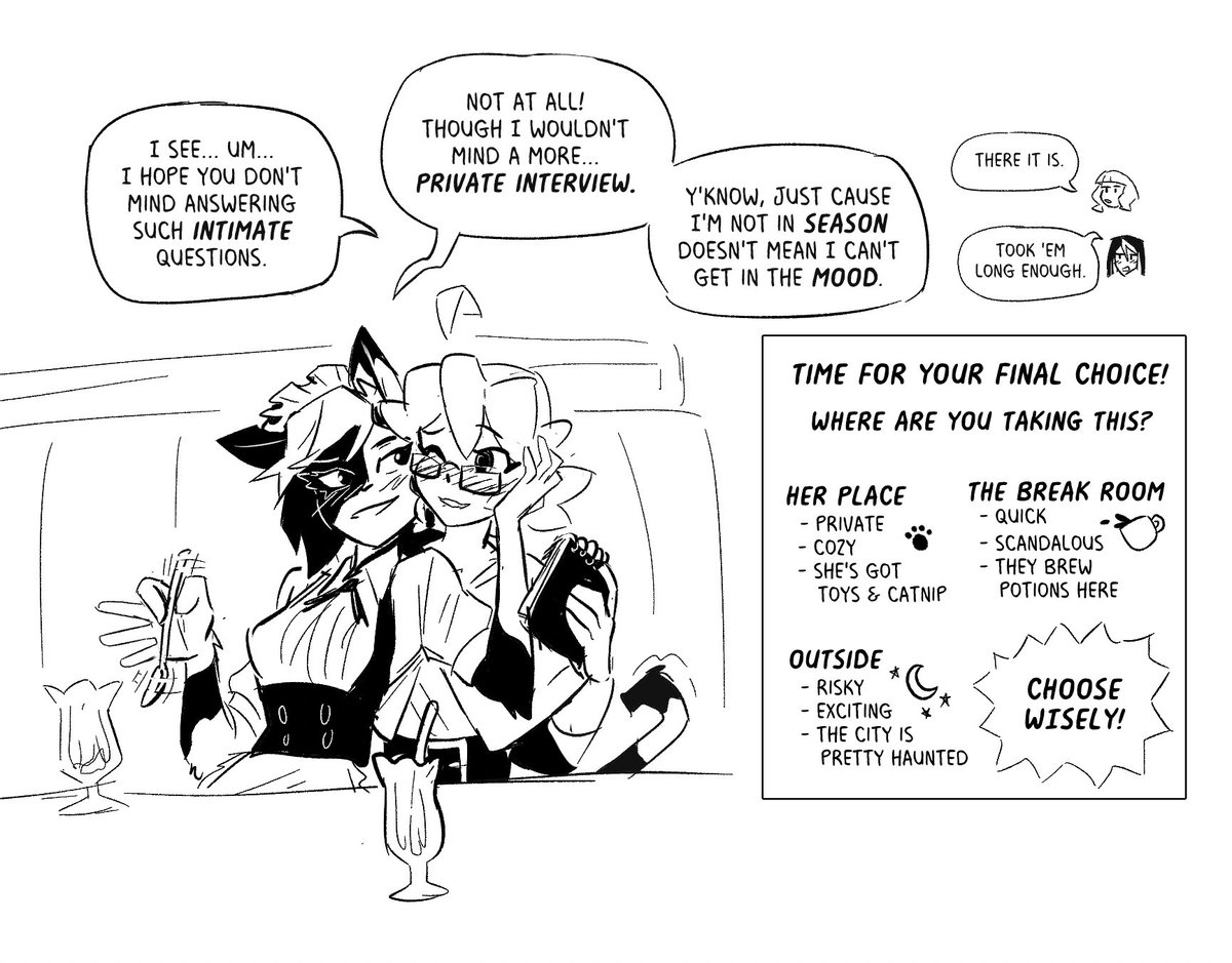 Spicymancer 🔞 on Twitter: "RT @spicymancer: Haunted City CYOA continues. Eclair conducts the ...