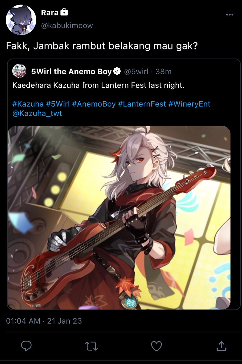 OPEN DM 📩 | TOPUP 📌 on Twitter: "au! cw // bxb , kazuscara , kazuha x scaramouche Ada yang ...