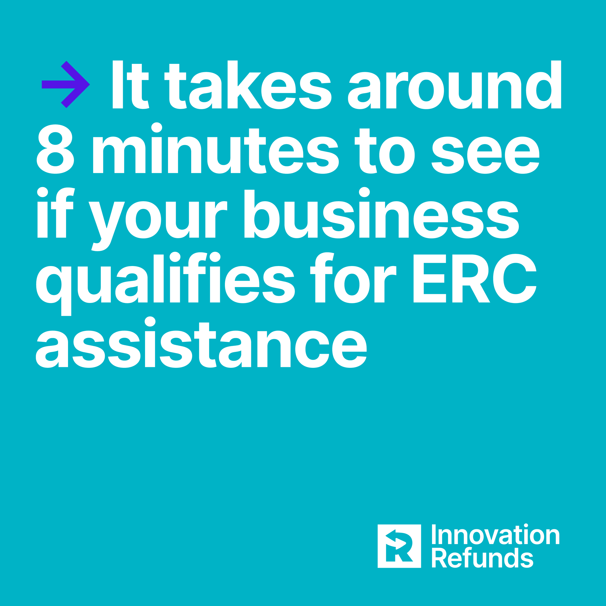 INNOVATION REFUNDS on Twitter: "When you apply for the Employee Retention Credit, your business ...