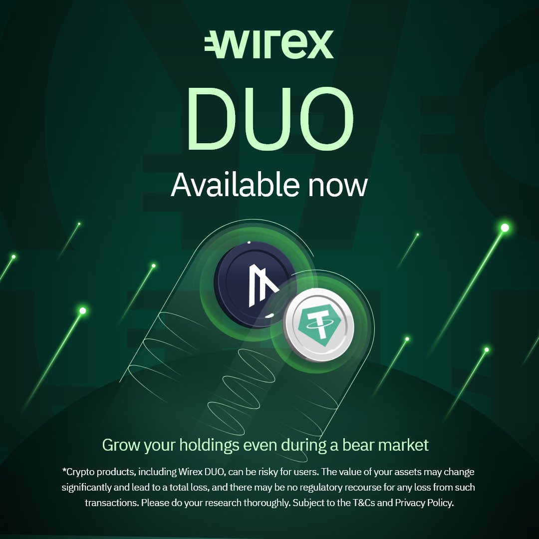 Wirex on Twitter: "$ALGO is in HEATING UP 🚨 Earn up to 160% APR on dual asset gains now ...