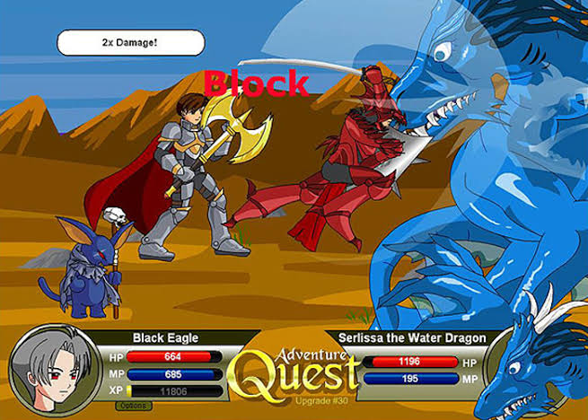 Kostrisch on Twitter: "Adventure Quest e Dragon Fable 😎👍"