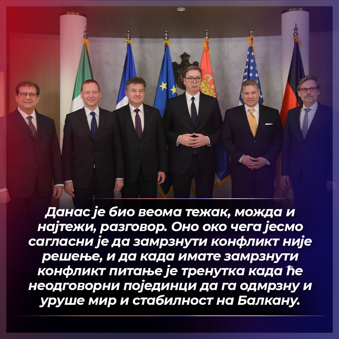 СНС СРБИЈА On Twitter Данас је био веома тежак можда и најтежи разговор Оно око чега јесмо