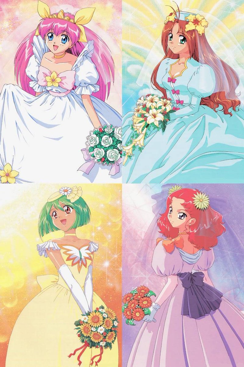 The magical girl of the evening is Yuri Tanima/Angel Lily from Wedding ...