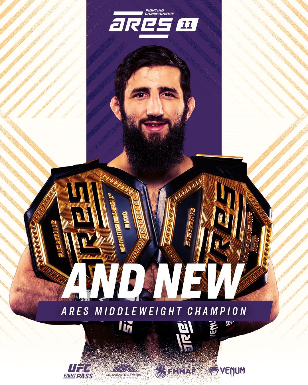 ARES Fighting Championship on Twitter: "Abdoul Abdouraguimov is the first double champion of the ...